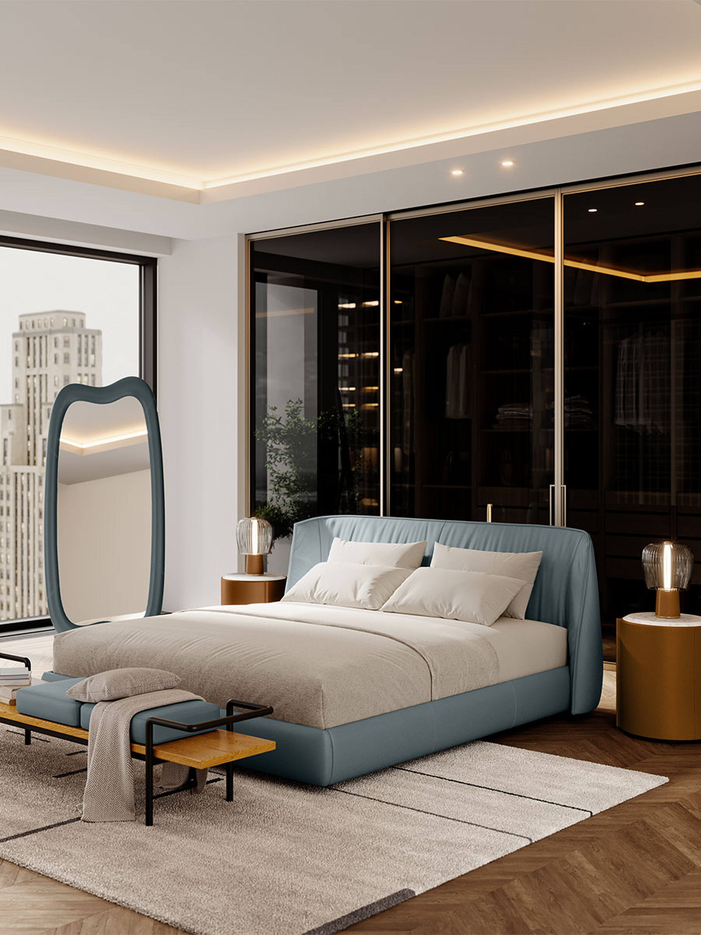 Letto Archibald | Design di Lusso di Jean-Marie Massaud