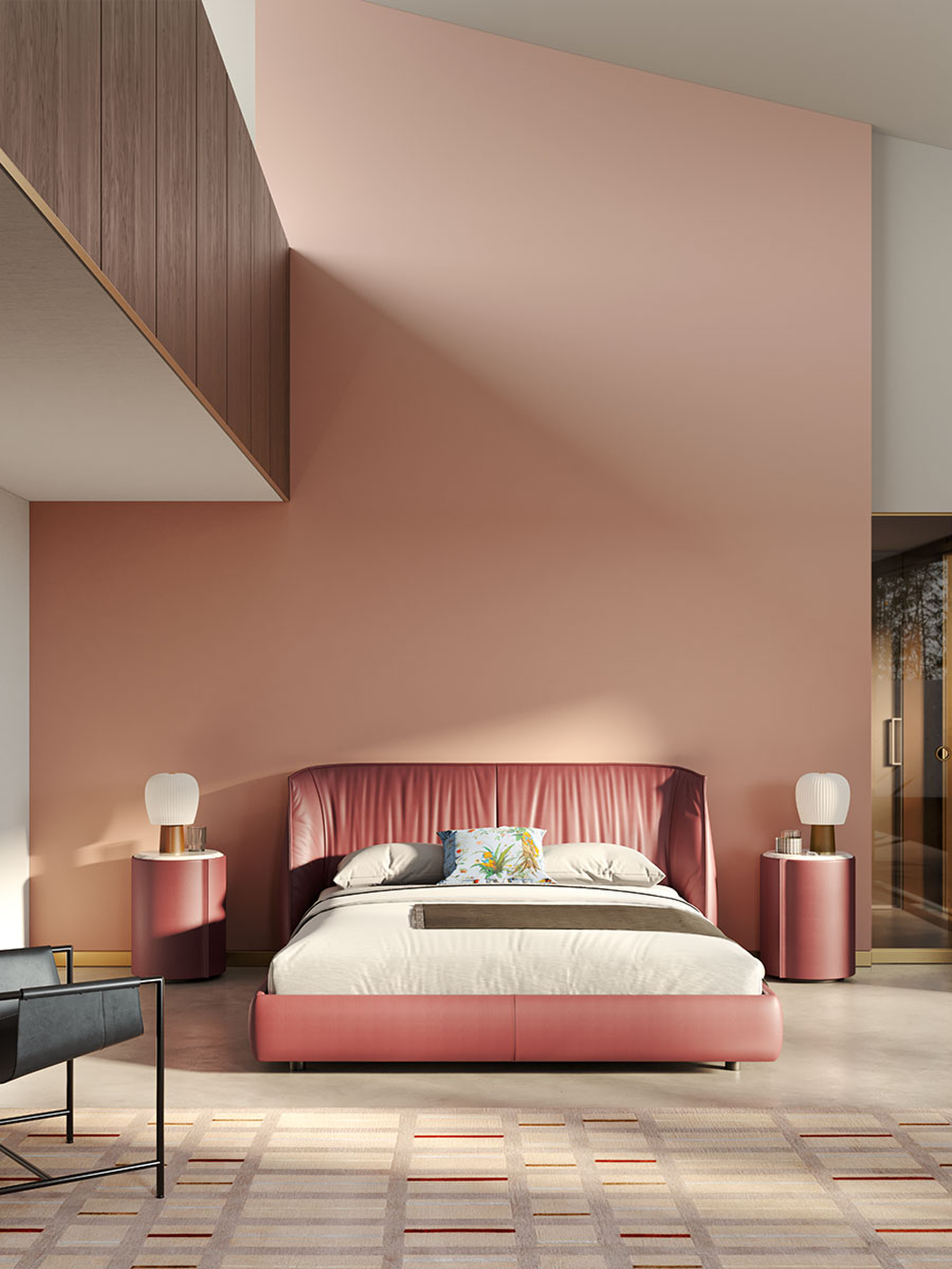 Archibald Italian Luxury Bed by Jean-Marie Massaud