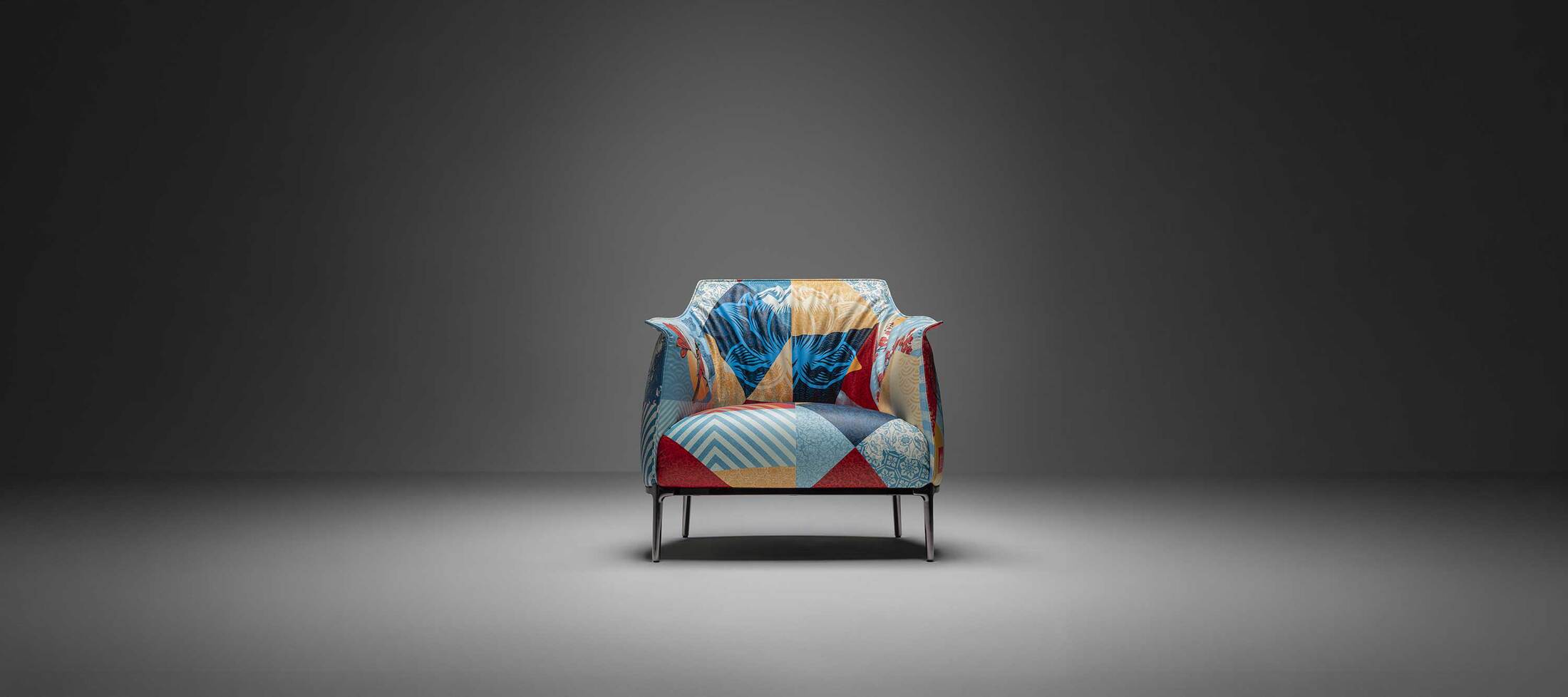 Archibald Delicate Balance Armchair by Shepard Fairey | Poltrona Frau