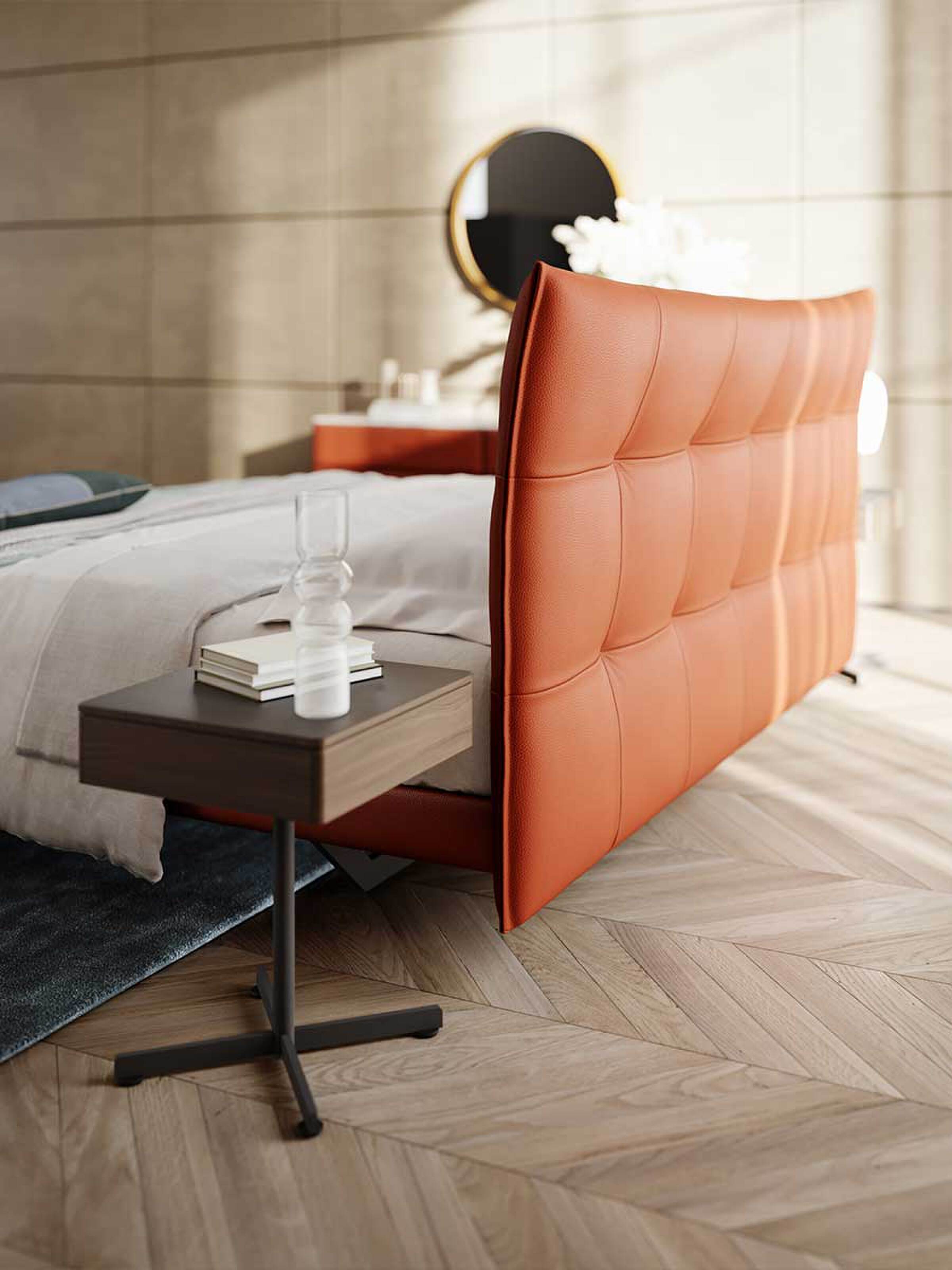 Aurora Tre | Bed - Design - Tito Agnoli