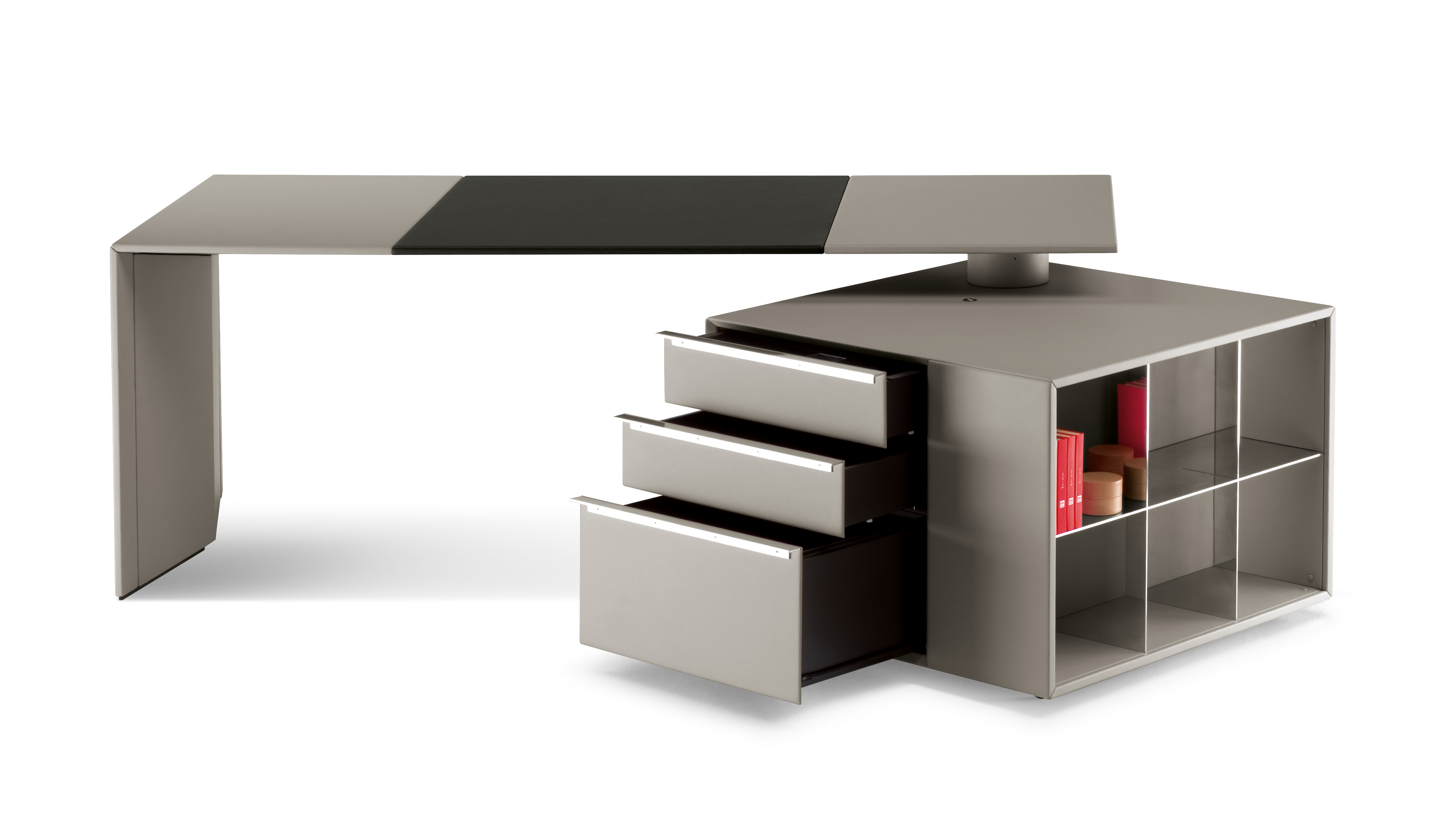 C.e.o. Cube Desk Desks by Lella & Massimo Vignelli | Poltrona Frau