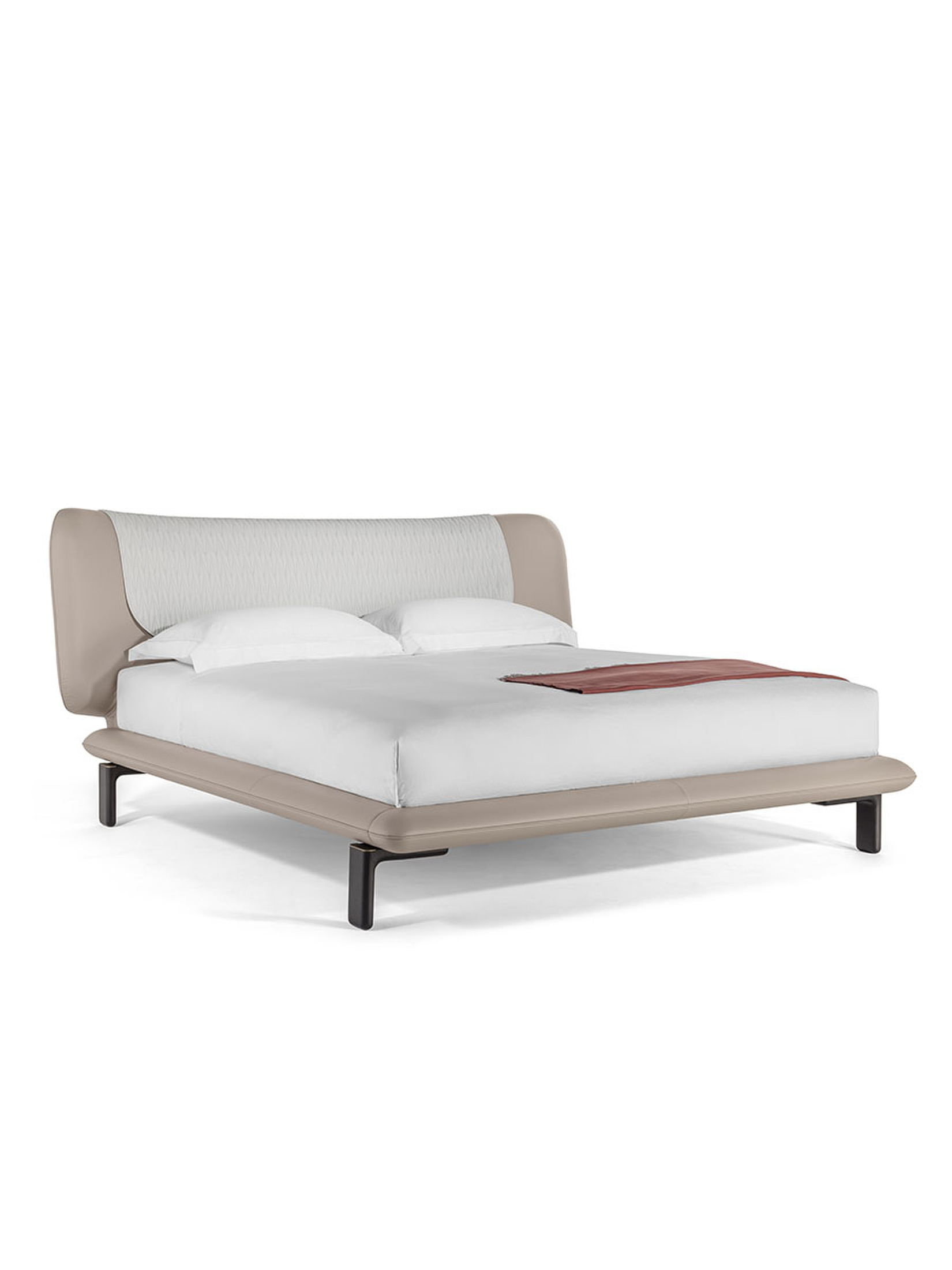 DUO Bed by Roberto Lazzeroni - Italian Leather Bed