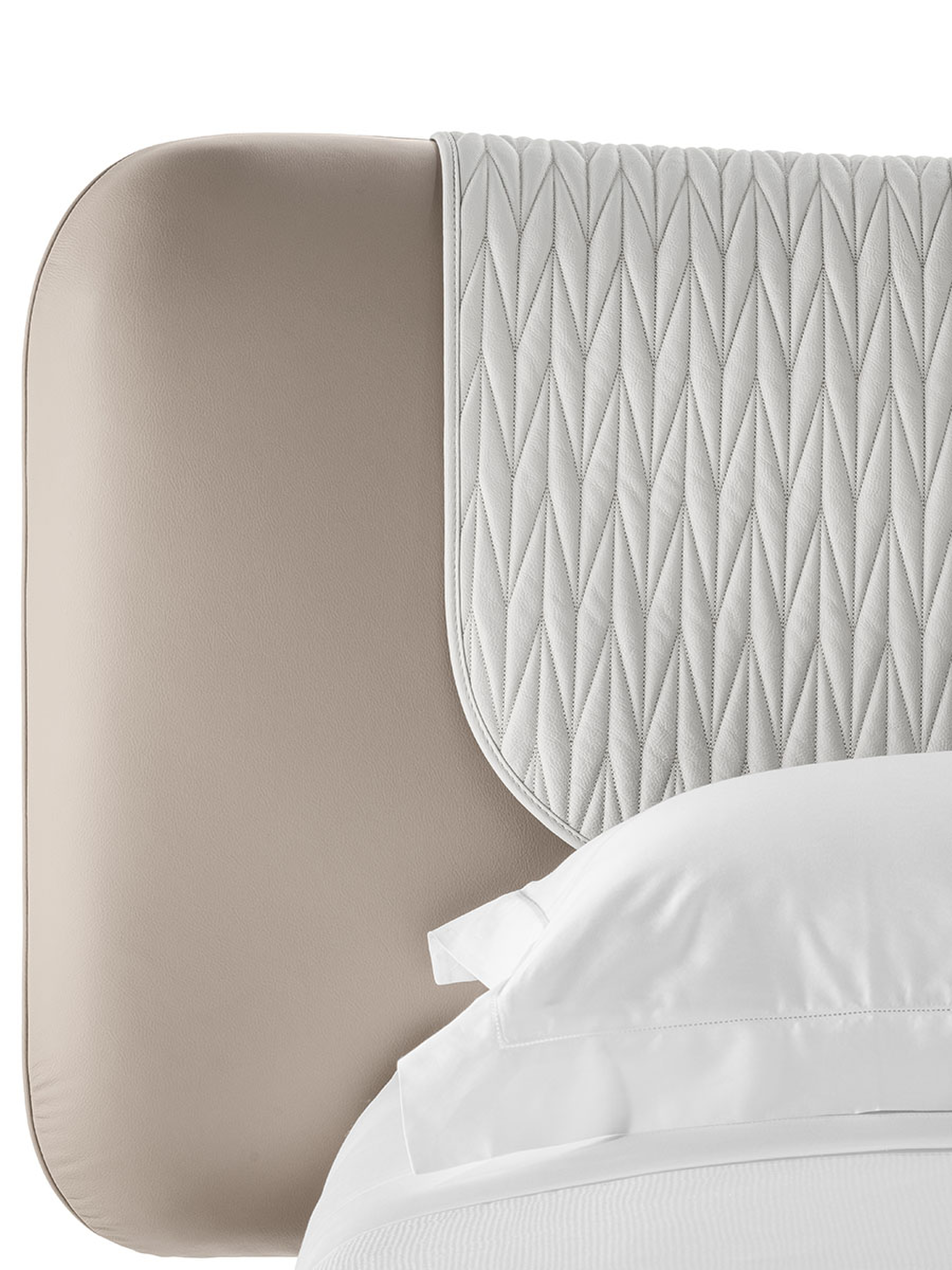 DUO Bed by Roberto Lazzeroni - Italian Leather Bed