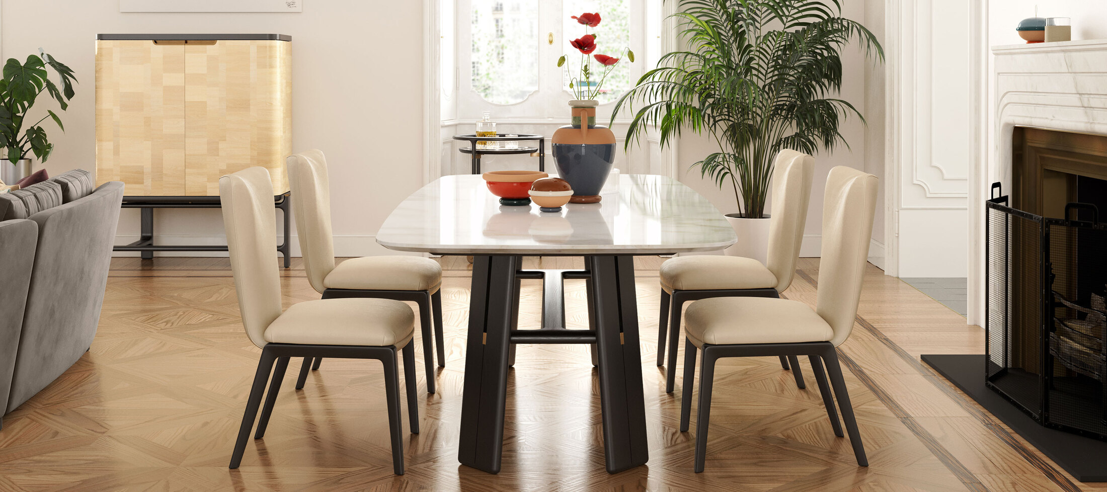 DUO Chair - Italian Elegance and Comfort