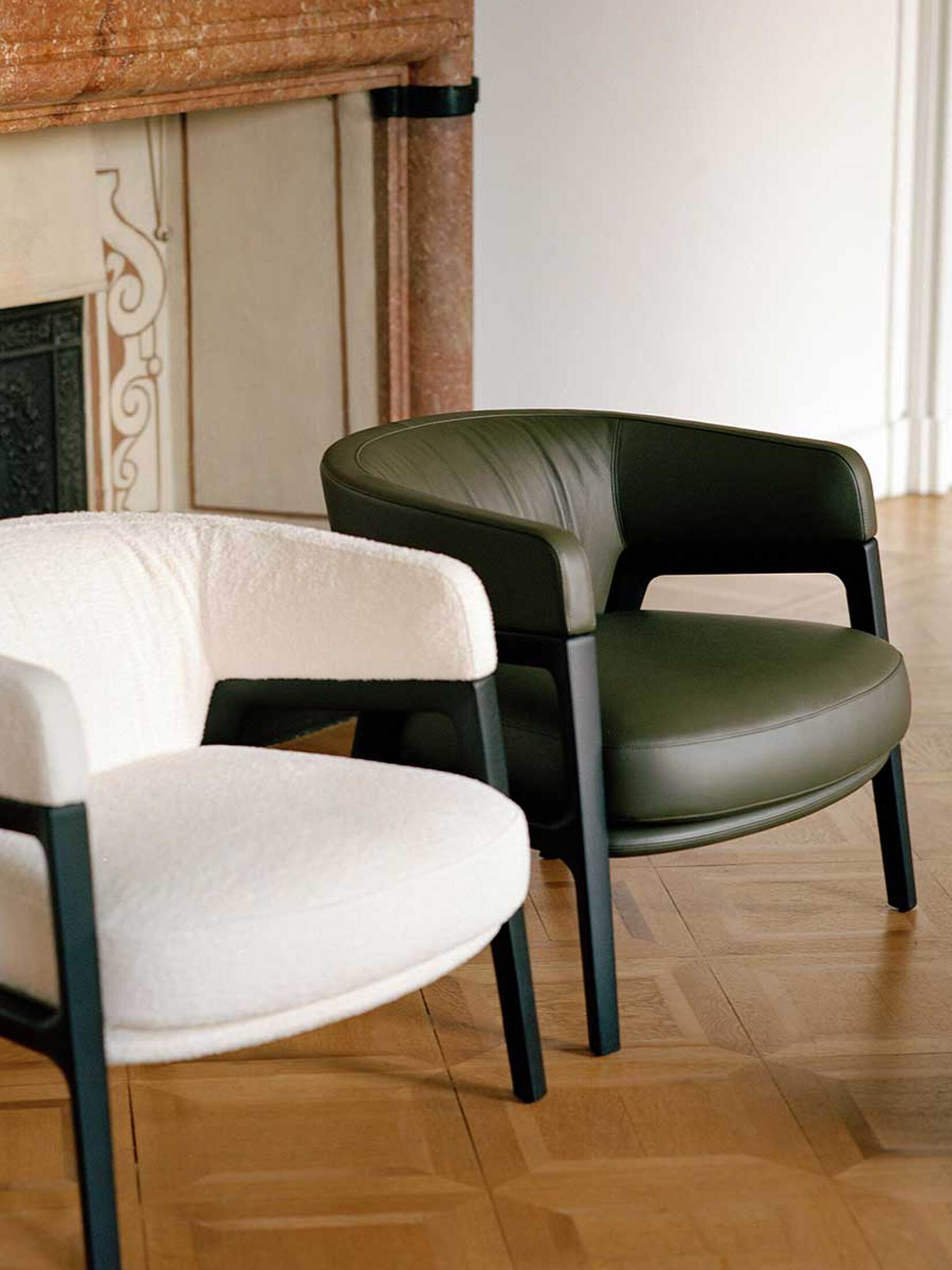 DUO | Lounge armchair - Roberto Lazzeroni