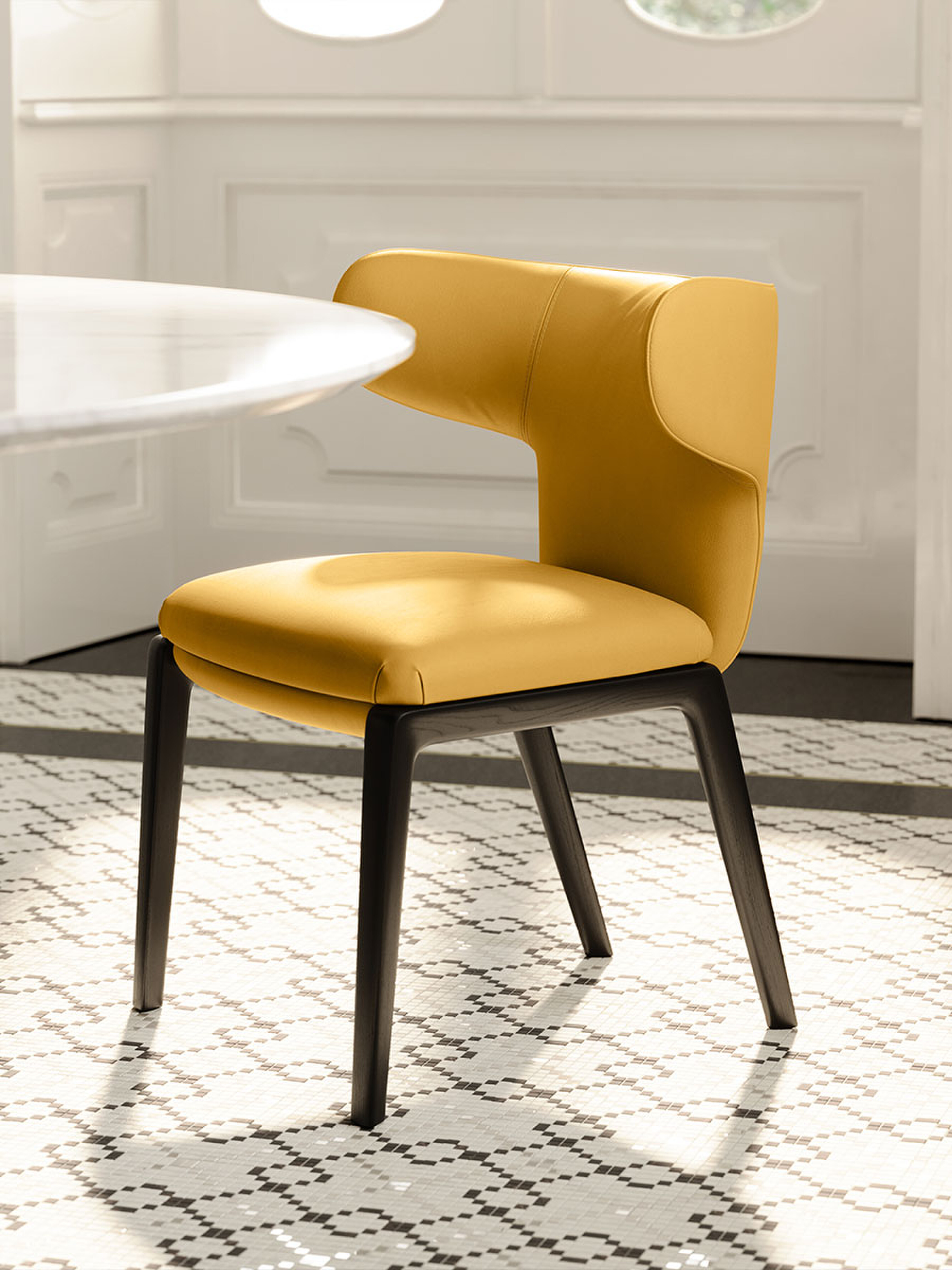 DUO Small Armchair | Italian Luxury Design by Roberto Lazzeroni