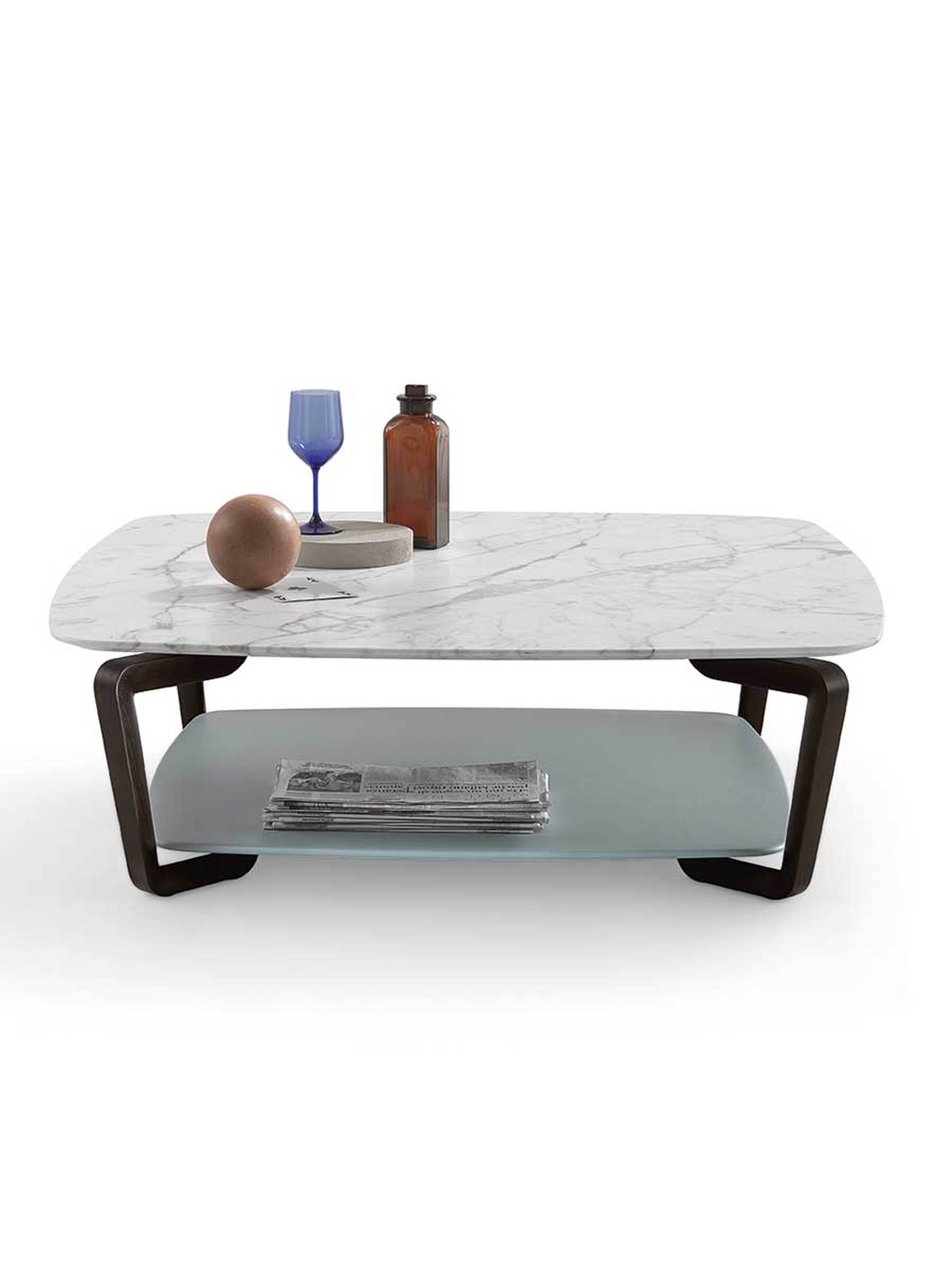 Fiorile | Small table with dual shelf - Roberto Lazzeroni