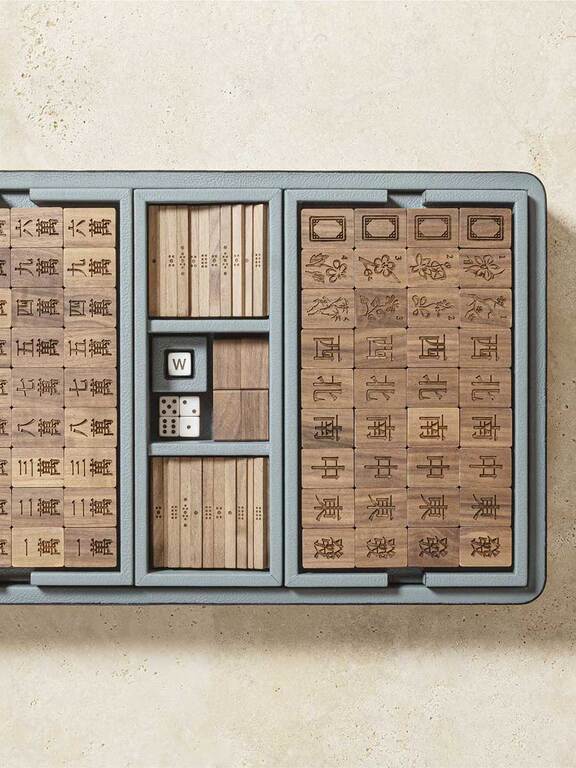 Wooden Mahjong Set | Games collection