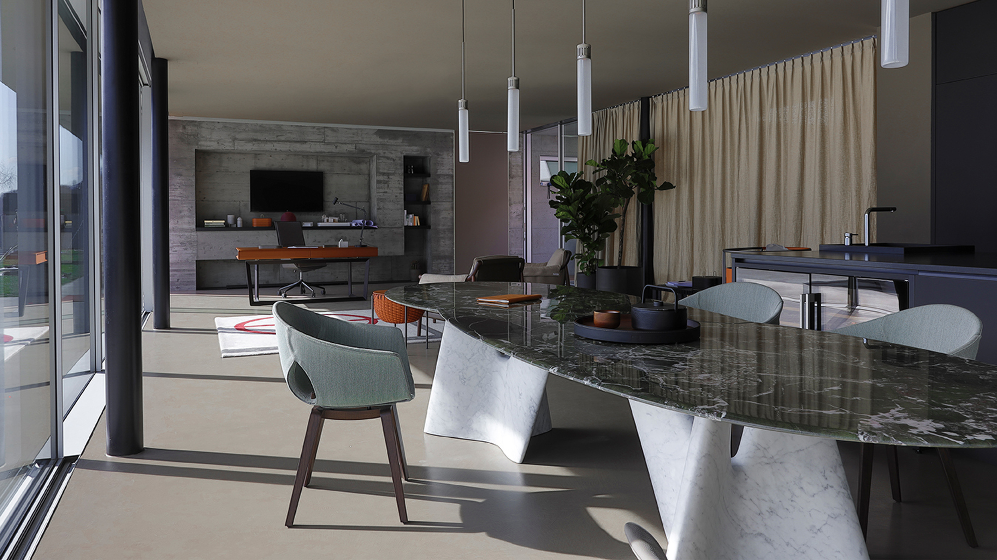 Infinito Italian Luxury Table by Roberto Lazzeroni | Designer Furniture