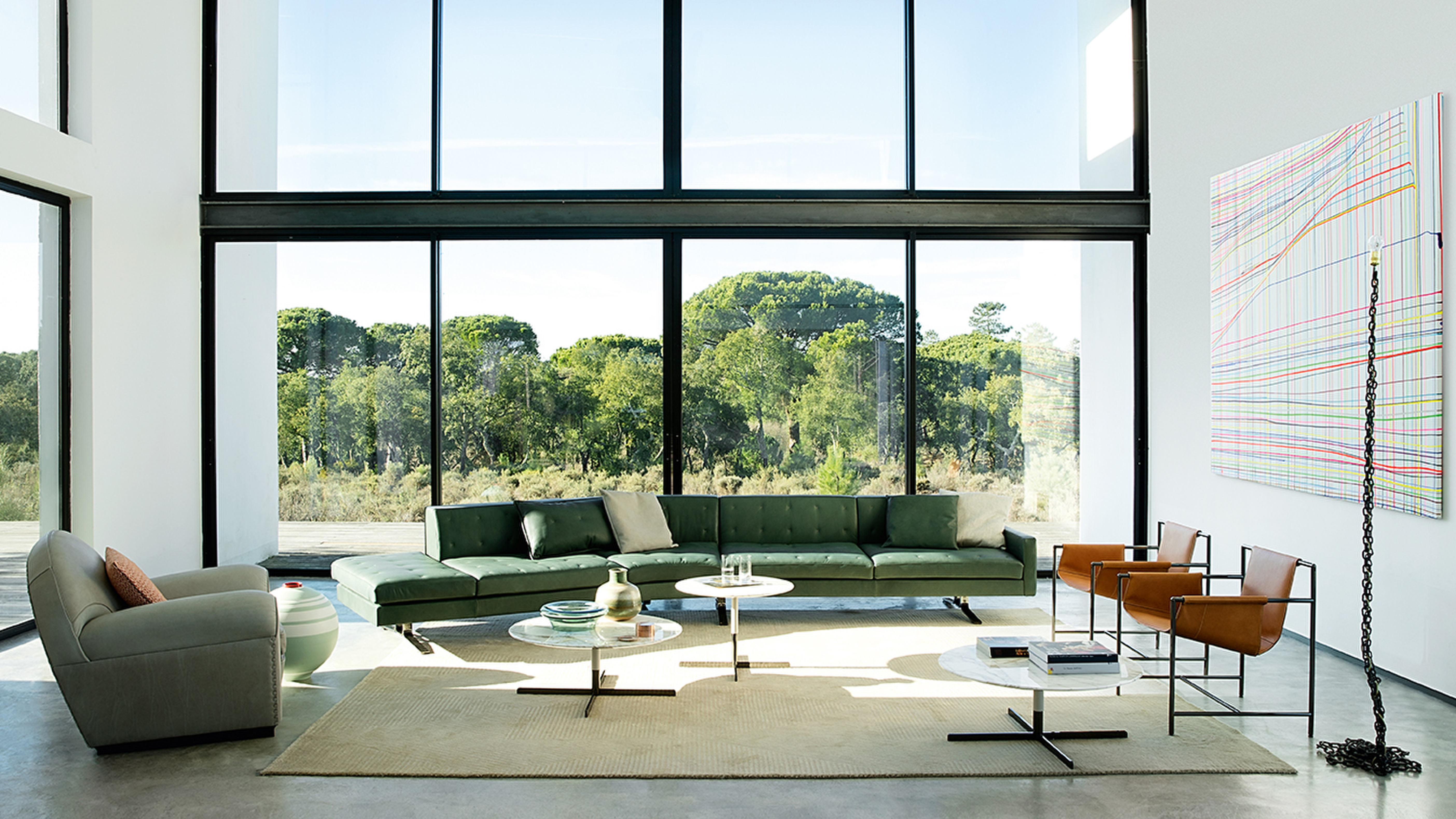 Poltrona frau kennedee curved sofa store
