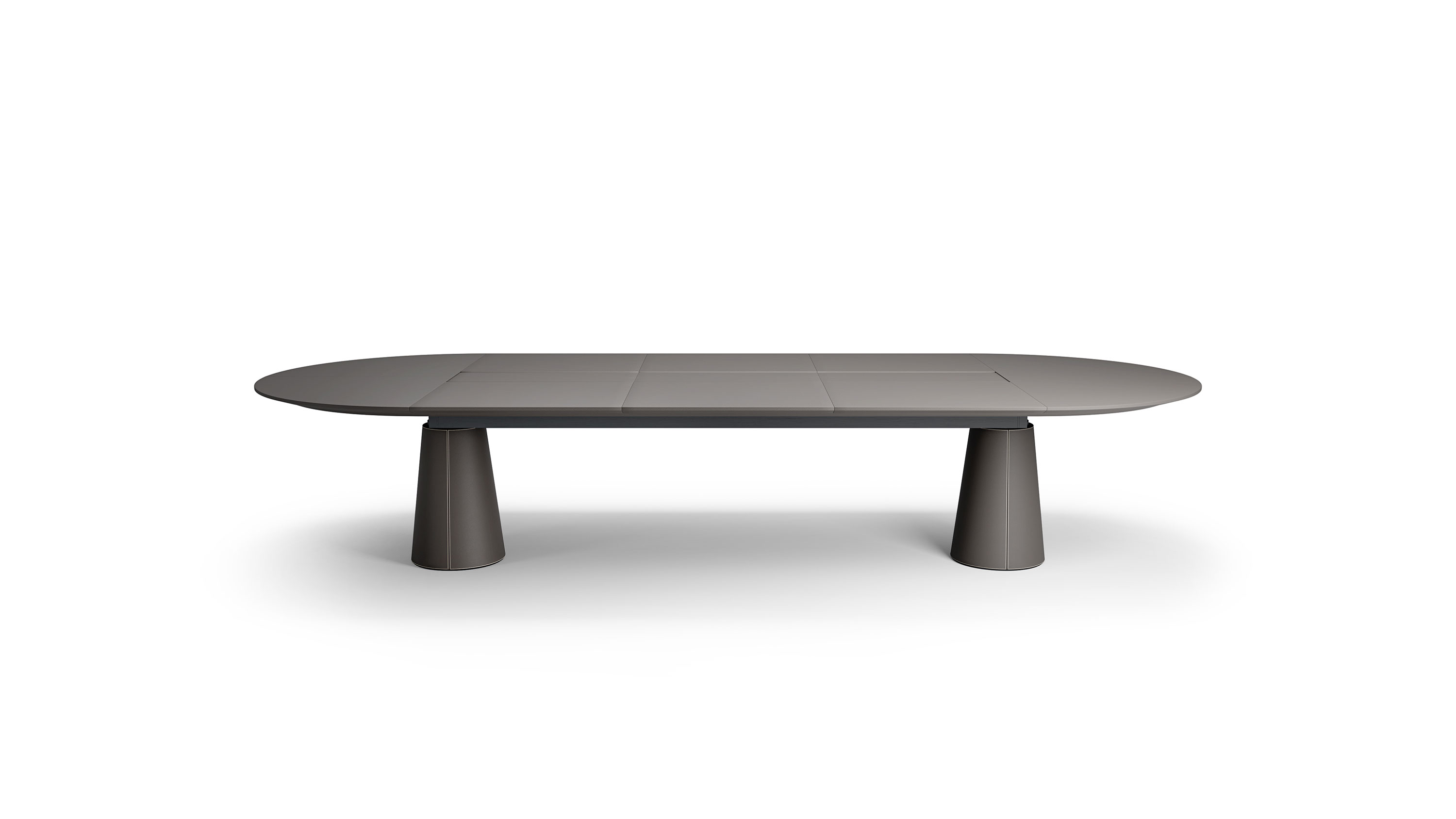 Mesa Due Oval Meeting Poltrona Frau - Italian design oval conference table