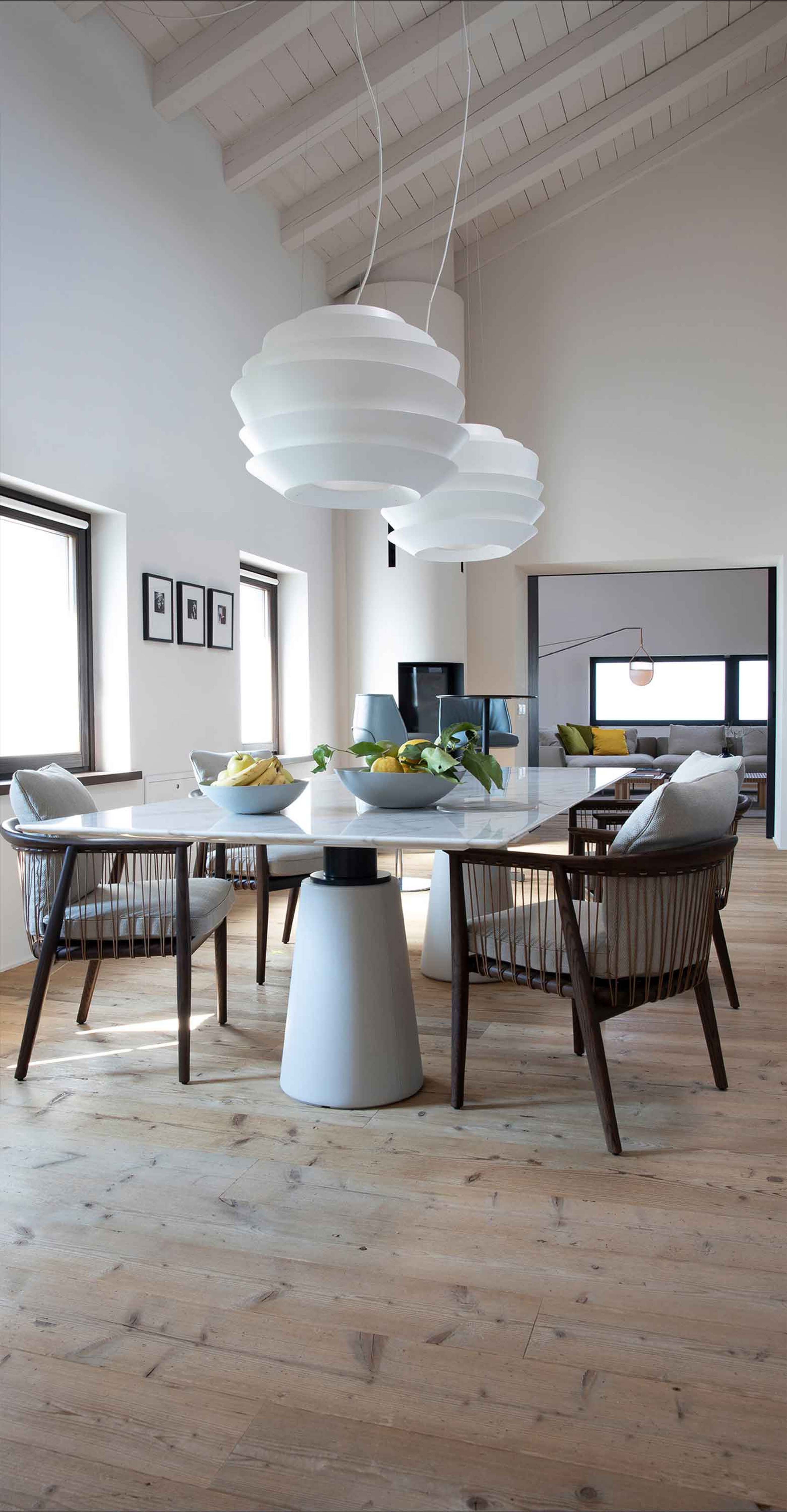 Mesa Due | Rectangular table - Lella and Massimo Vignelli