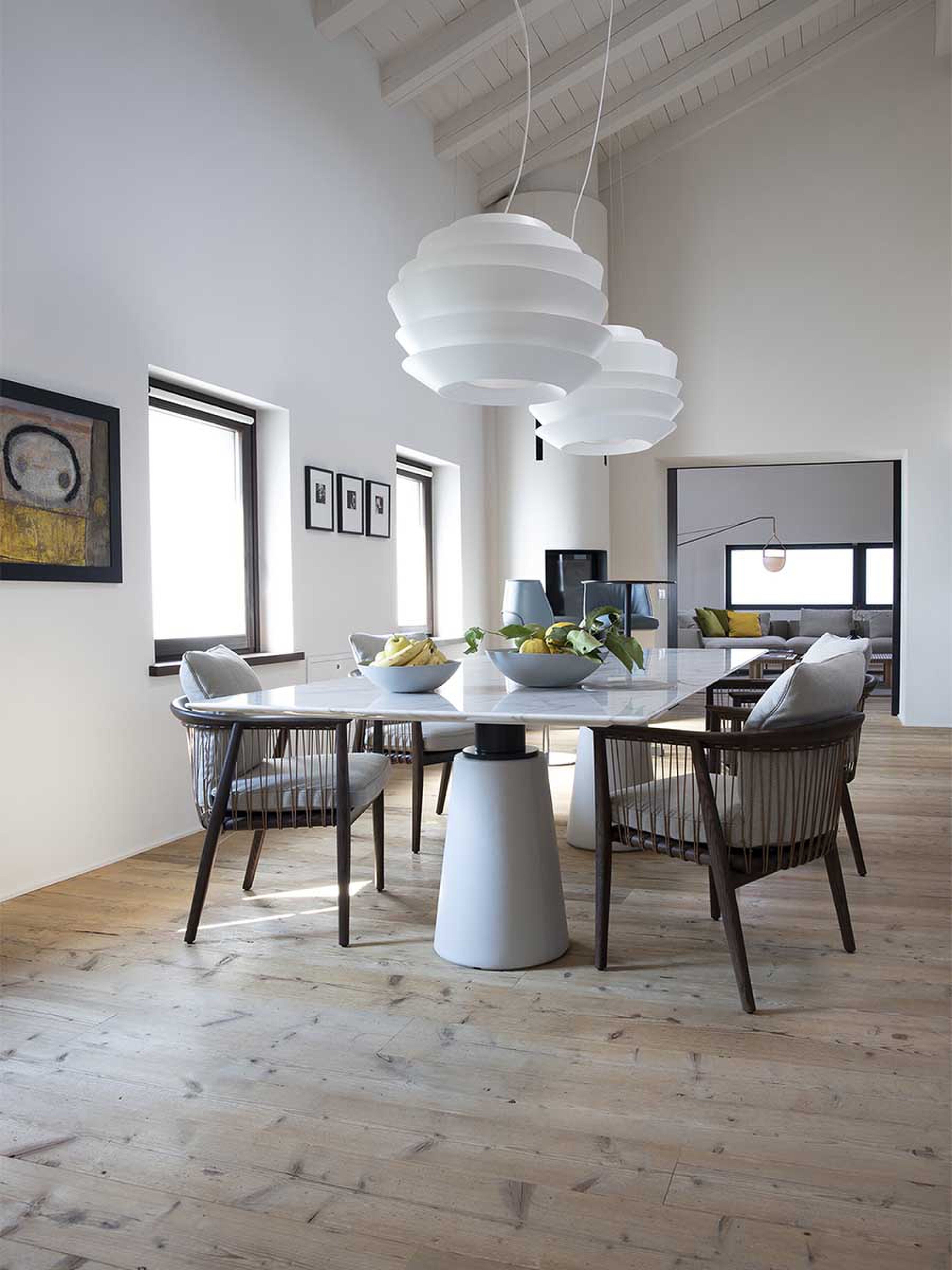 Mesa Due | Rectangular table - Lella and Massimo Vignelli