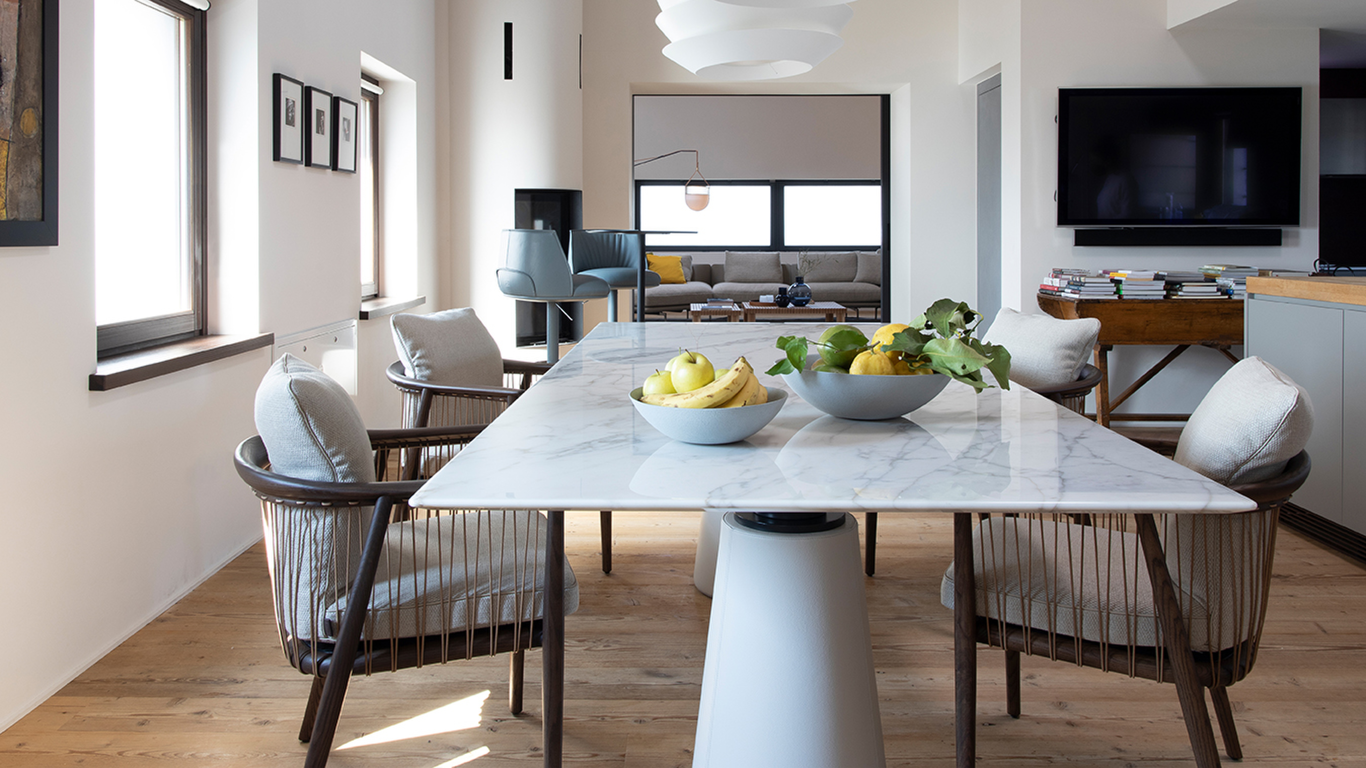 Mesa Due | Rectangular table - Lella and Massimo Vignelli