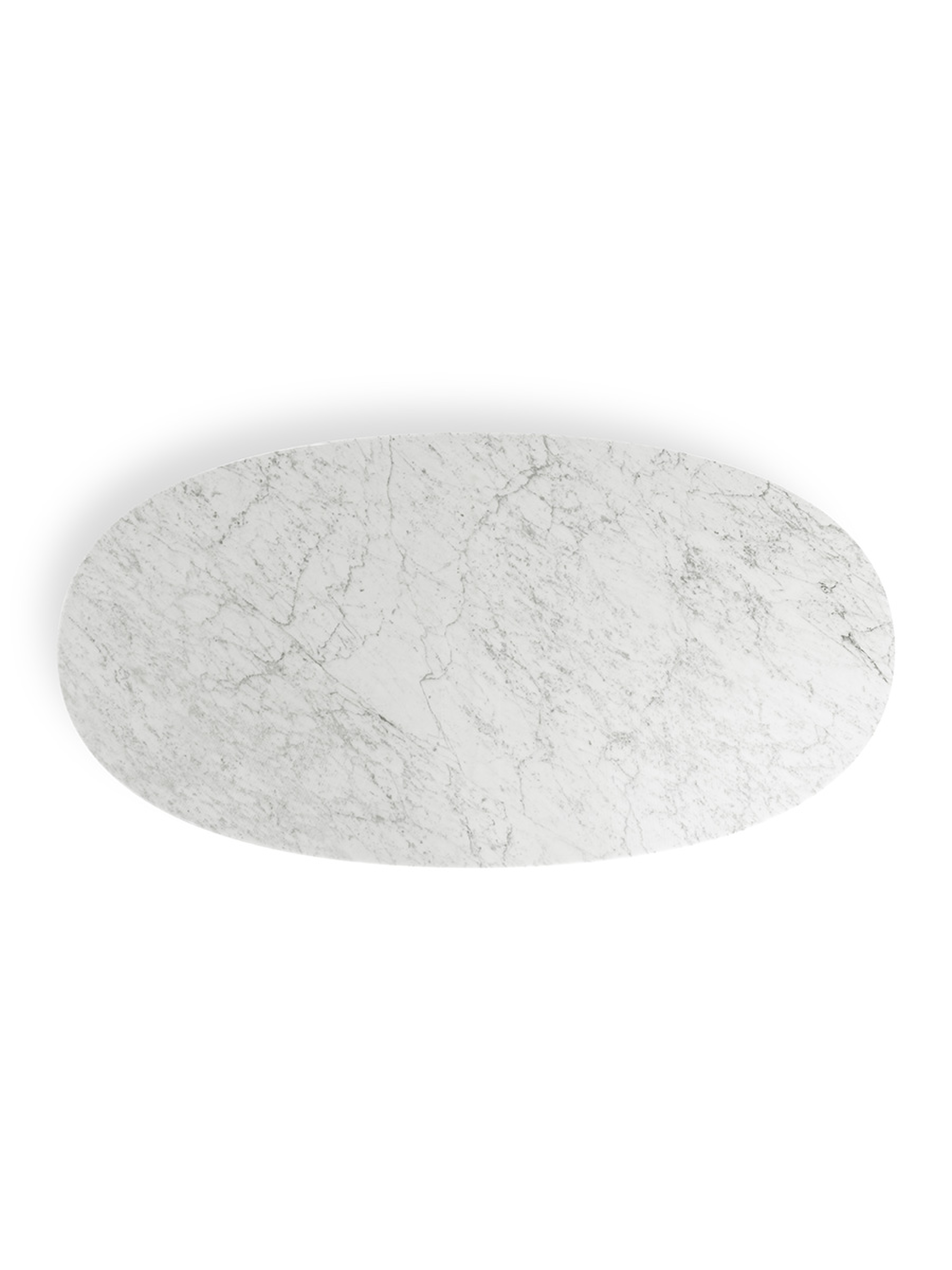 Mesa Ellipse Marble Table by Lella & Massimo Vignelli