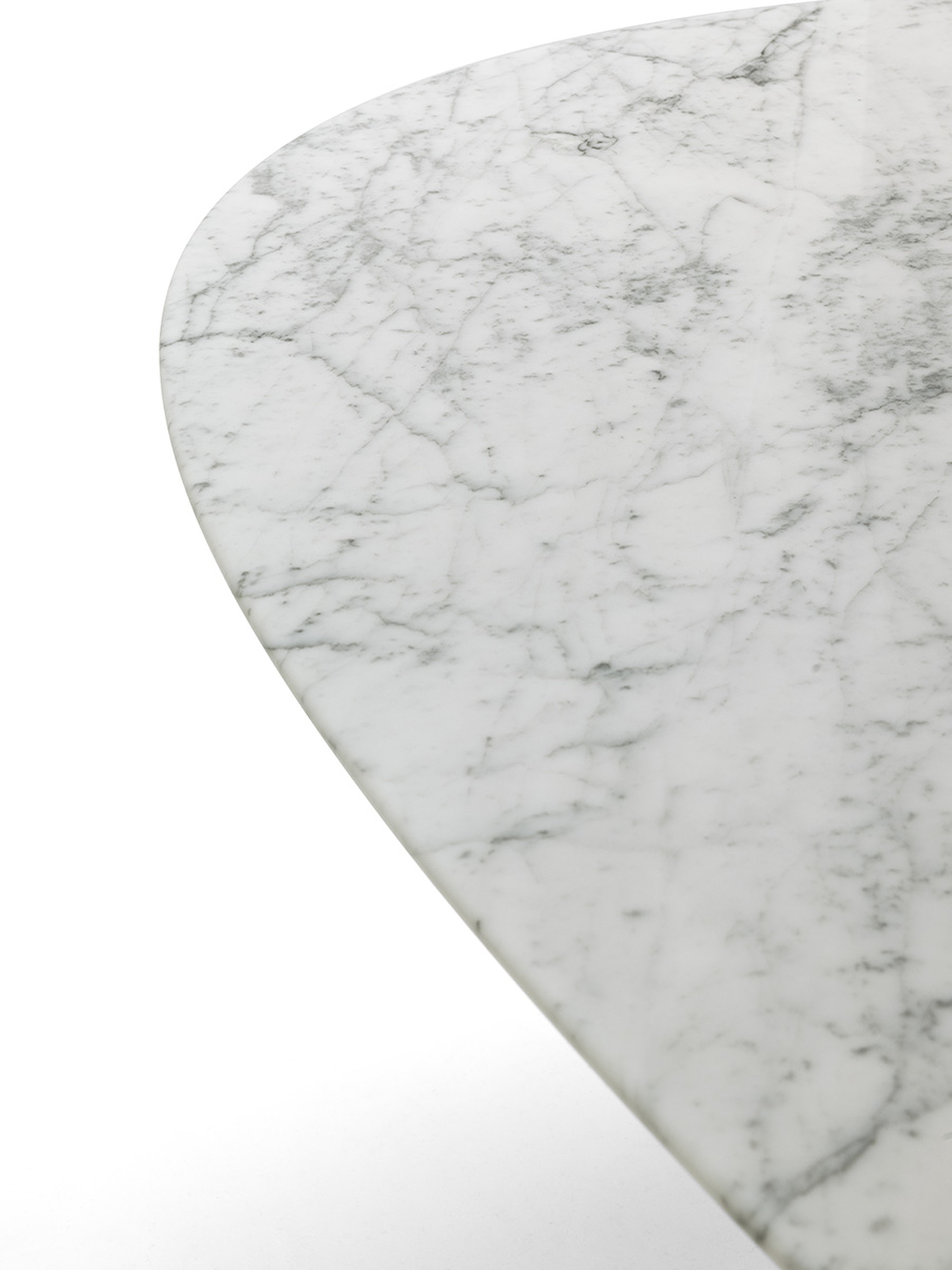 Mesa Ellipse Marble Table by Lella & Massimo Vignelli