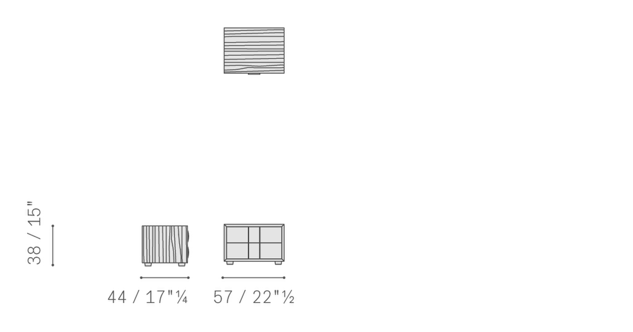Obi | Night table - Poltrona Frau Style & Design Centre