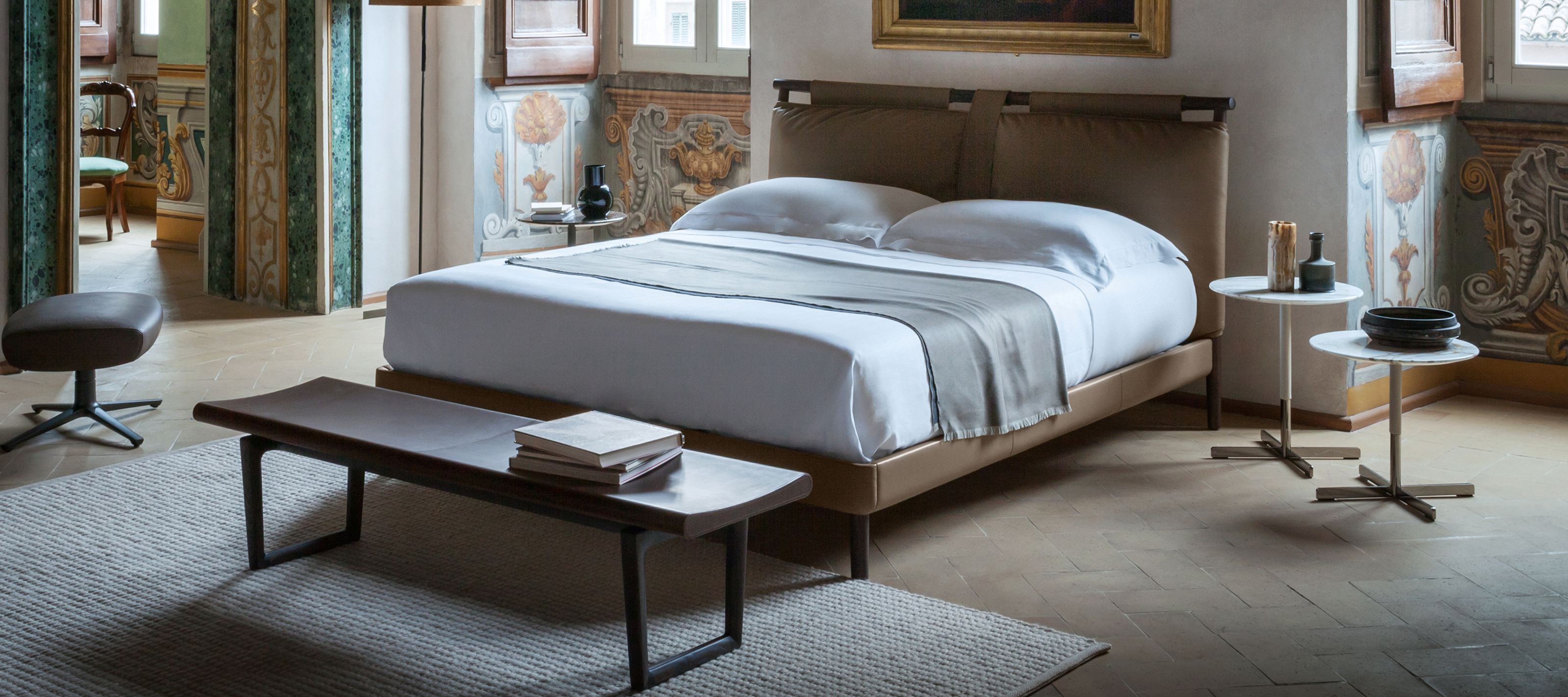Lits design italien, moderne de luxe